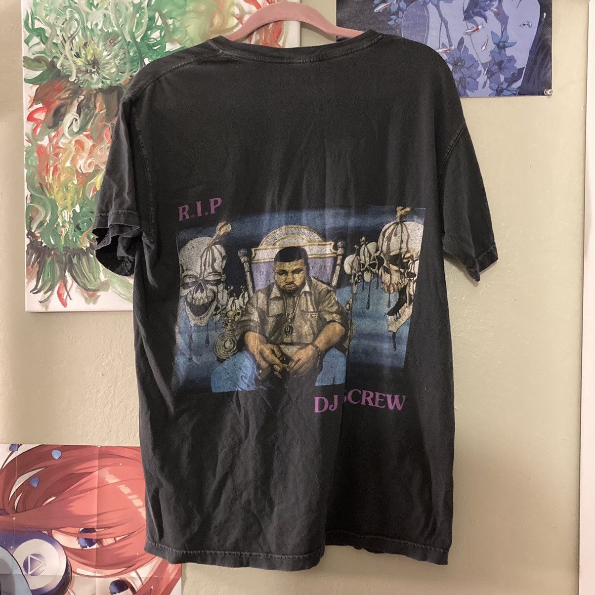 Travis Scott Travis Scott RIP DJ Screw Astroworld t shirt Black M | Grailed
