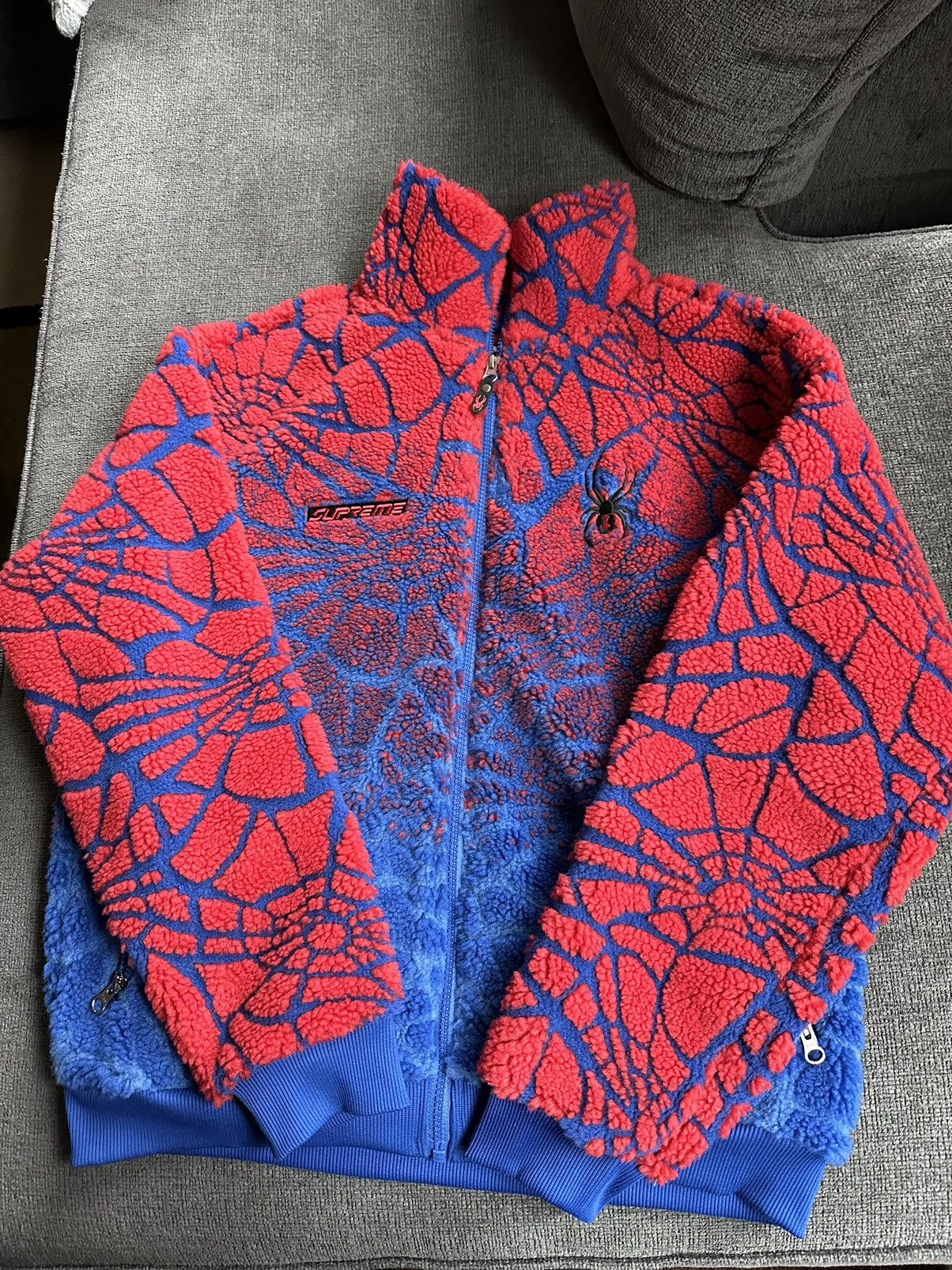 Spyder × Streetwear × Supreme Supreme X Spyder “Spiderman” Web Polar ...