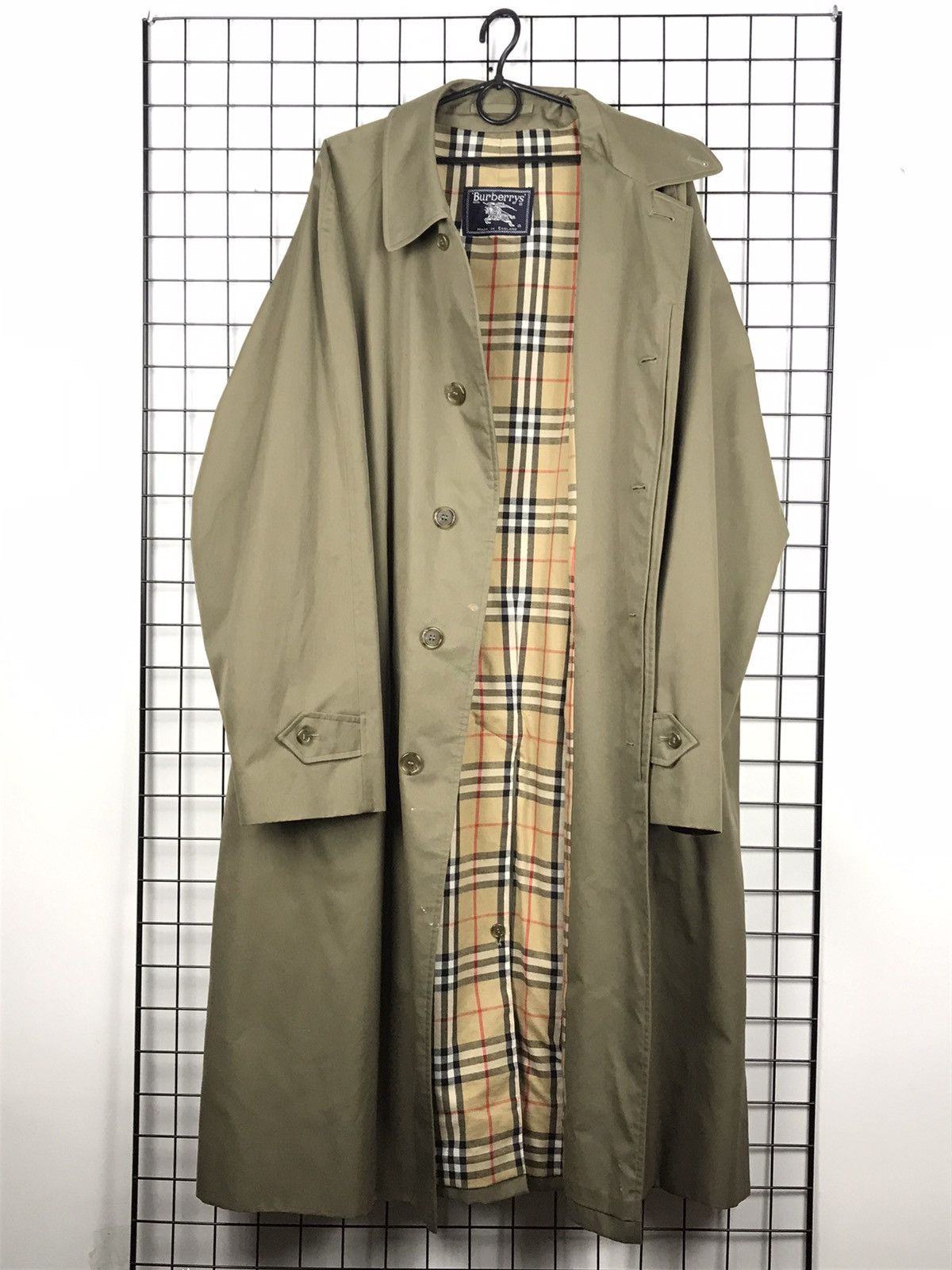 Burberry × Burberry Prorsum Vintage Khaki Trench Coat Burberrys 90s | Grailed