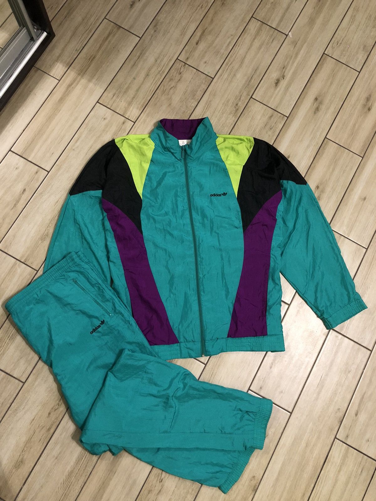 Adidas × Vintage Rare Vintage Adidas Tracksuit Set XXL | Grailed