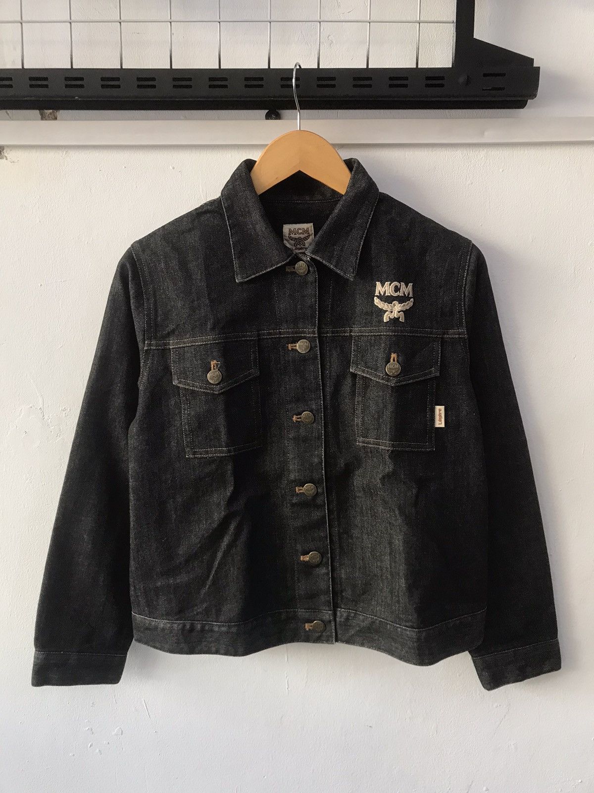 Designer × MCM MCM Legere Women Stretch Denim Jacket | Grailed