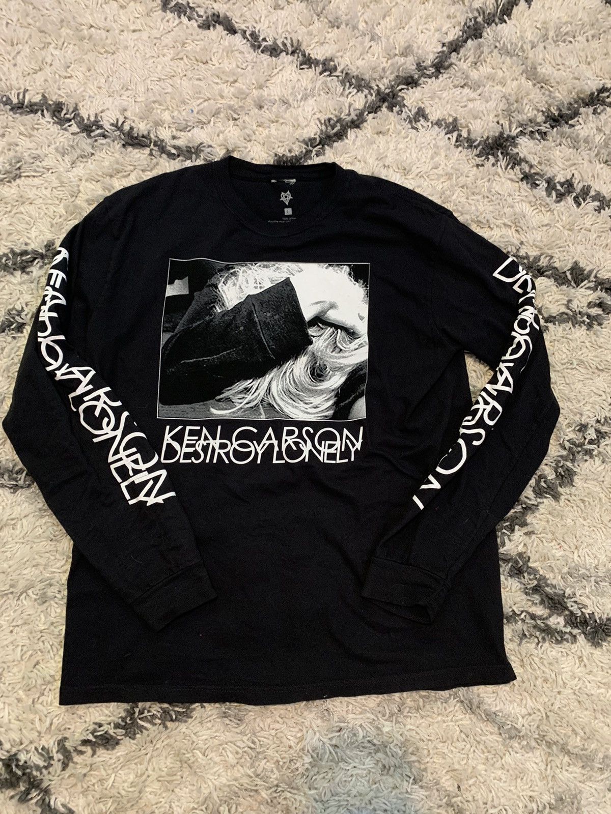 Ken Carson × Playboi Carti × Streetwear Ken Carson Destroy Lonely Long Sleeve Tour Shirt | Grailed