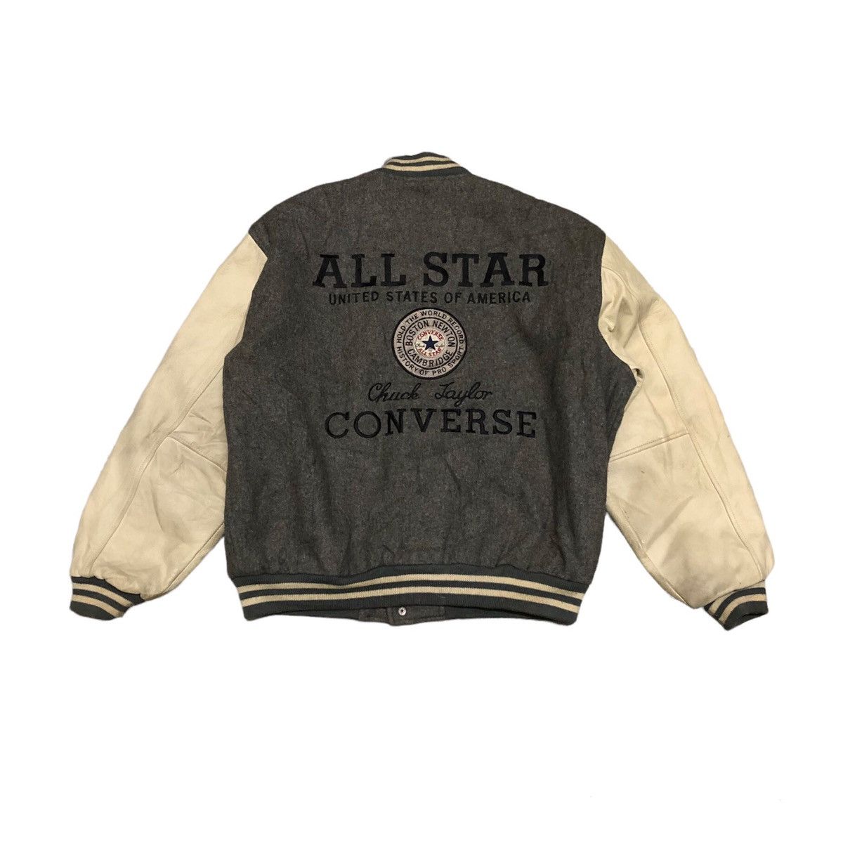 Converse VINTAGE CONVERSE VARSITY JACKET | Grailed