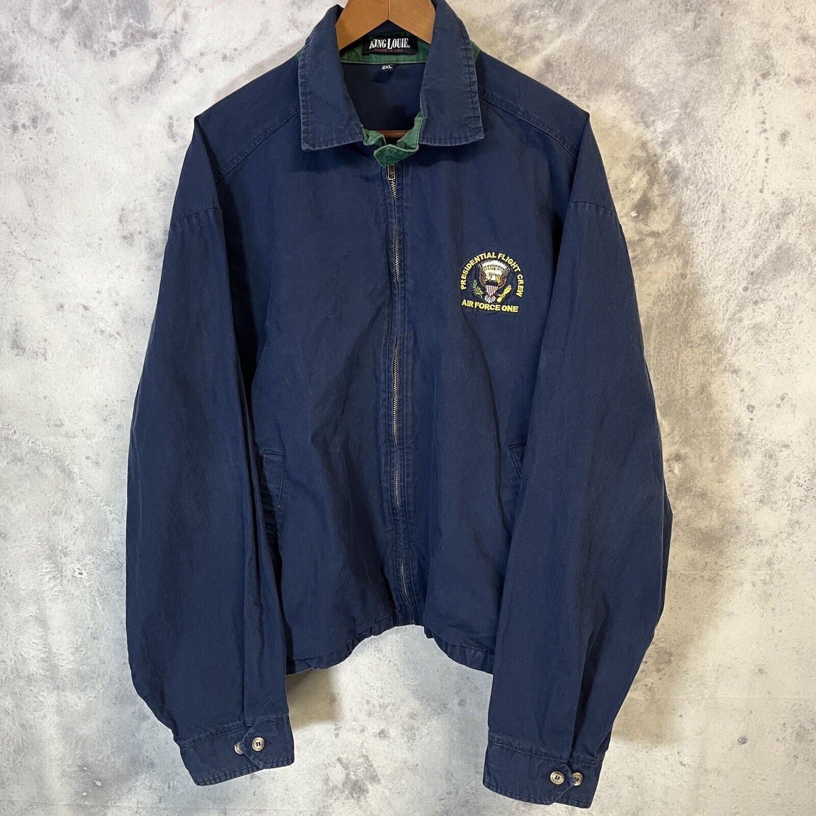 Vintage Vintage Presidential Fight Crew Air Force One Jacket - Zip ...
