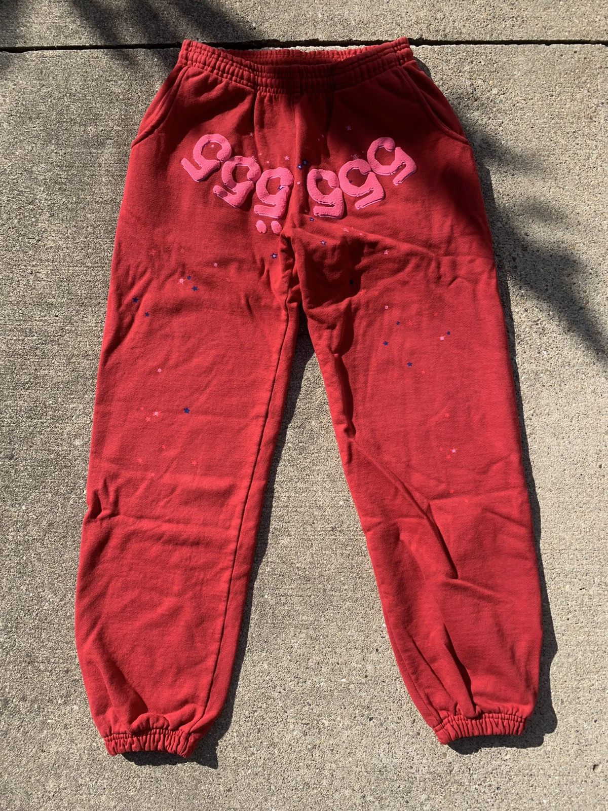 Spider Worldwide × Young Thug *NEW* SPIDER 555 RED SWEATPANTS Medium ...