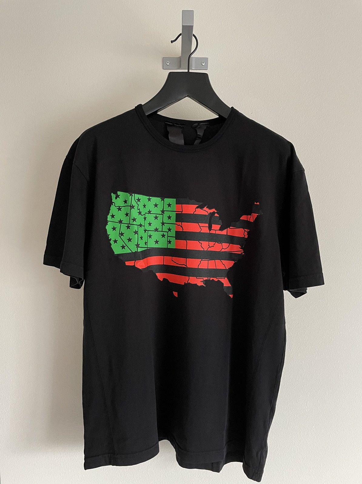 Vlone *BRAND NEW* VLONE POWER AMERIKA T-SHIRT - BLACK | Grailed