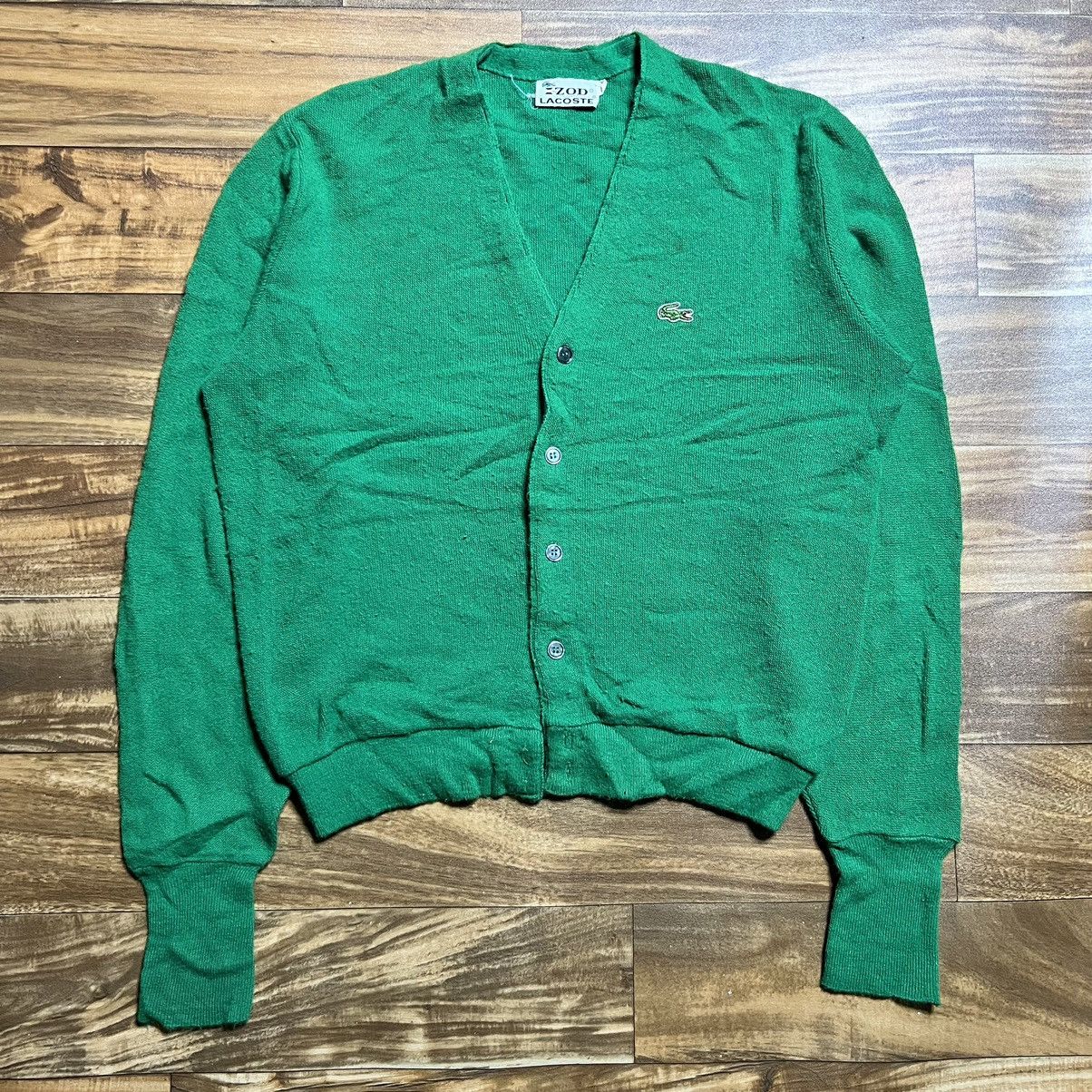 Vintage Vintage Izod Lacoste Green Tyler The Creator Cardigan Large | Grailed