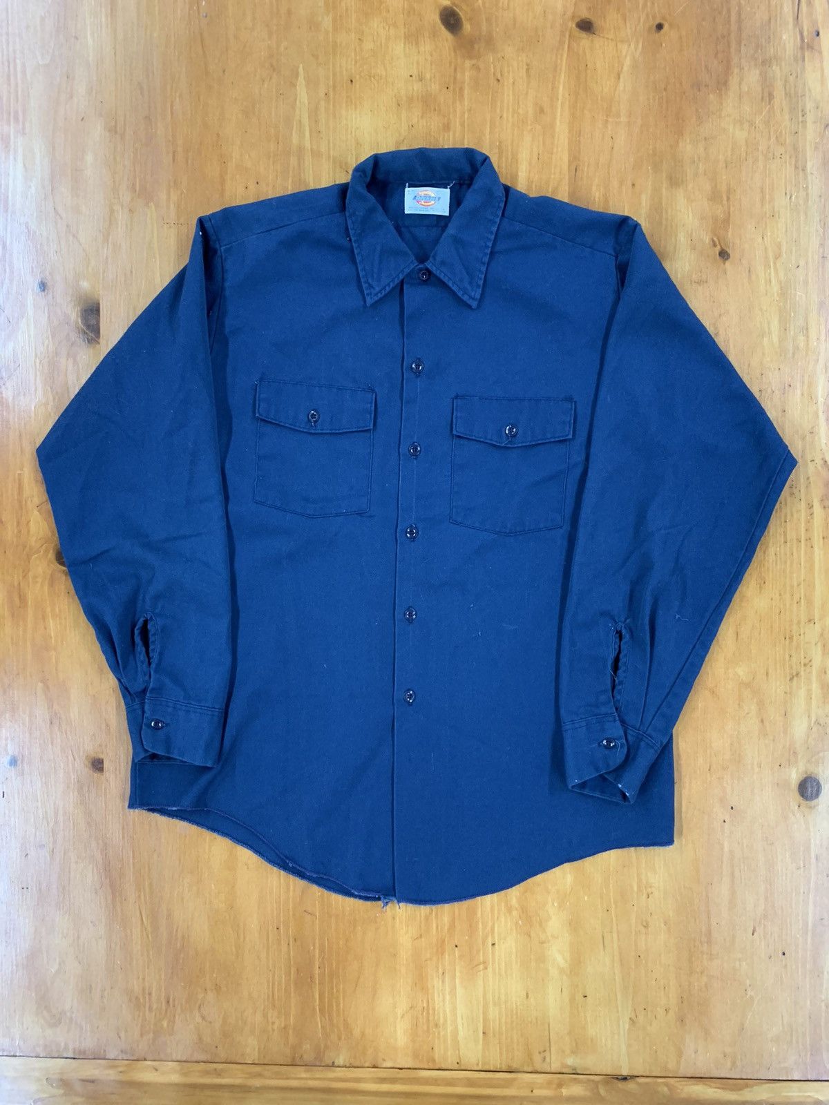 Dickies × Streetwear × Vintage Vintage Dickies Button Up Work Shirt Grailed