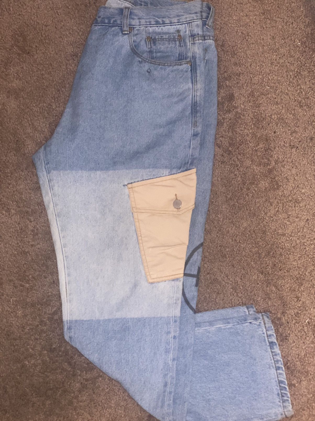 Streetwear Menace Los Angeles Denim Cargo Pants | Grailed