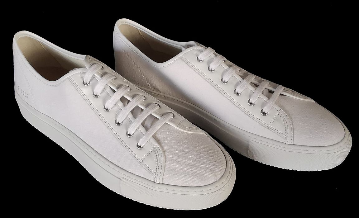 Common Projects COMMON PROJECTS TOURNAMENT LOW WHITE IN CANVAS - NEW IN ...