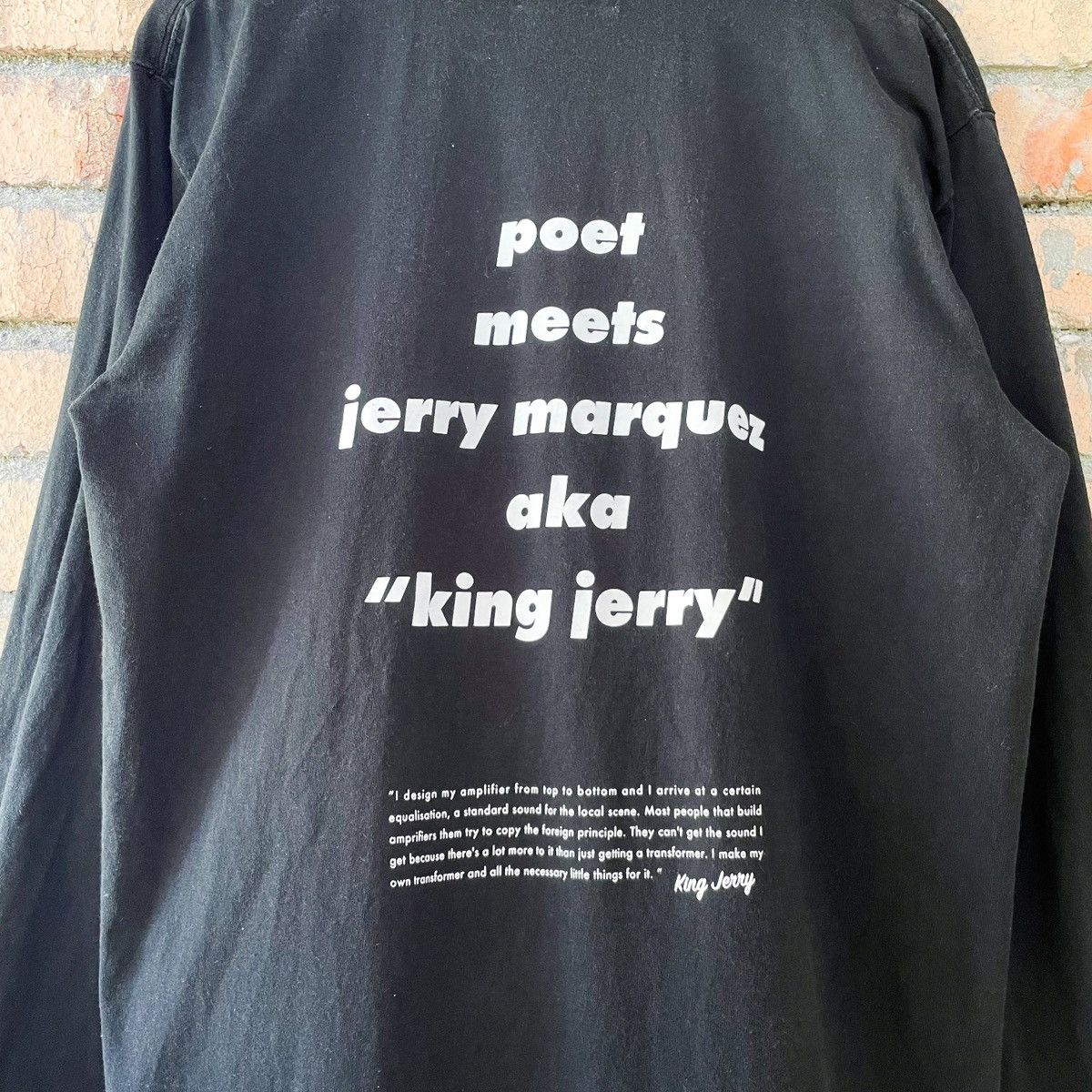 Streetwear Poet meets Dubwise x Jerry Marquez “King Marquez” Longsleeve | Grailed