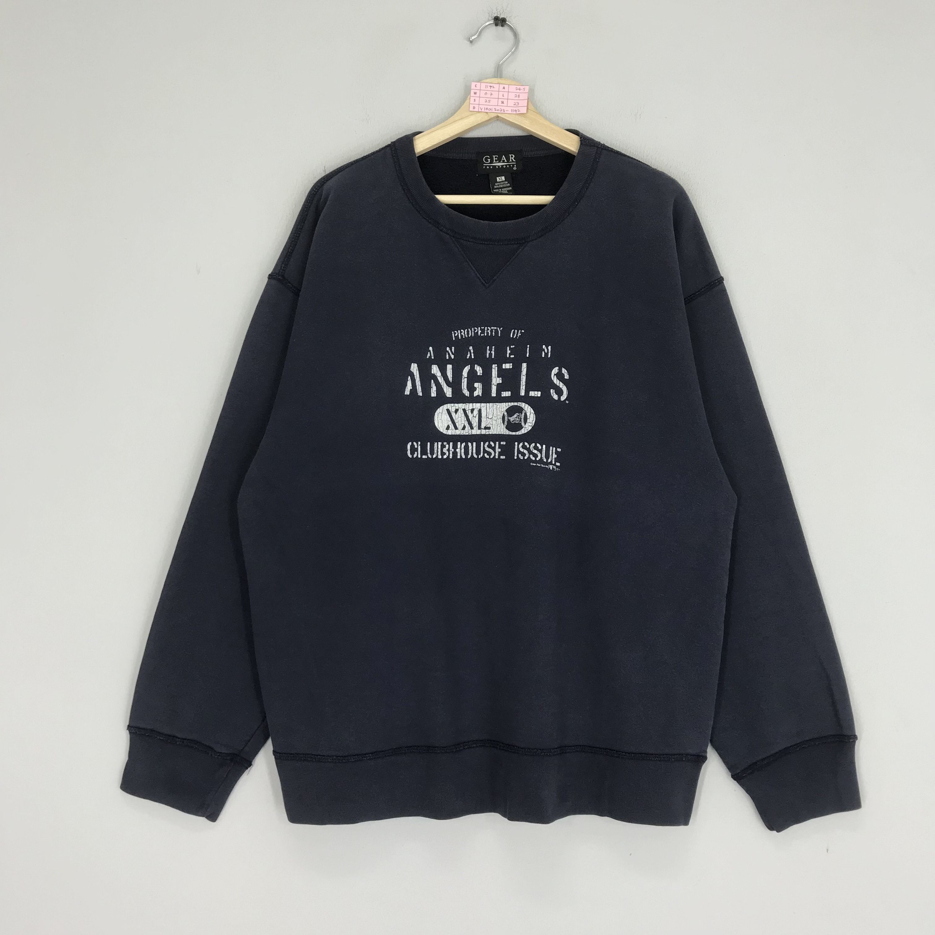 Vintage Vintage 90s Anaheim Angels Sweatshirt MLB Crewneck Pullover ...