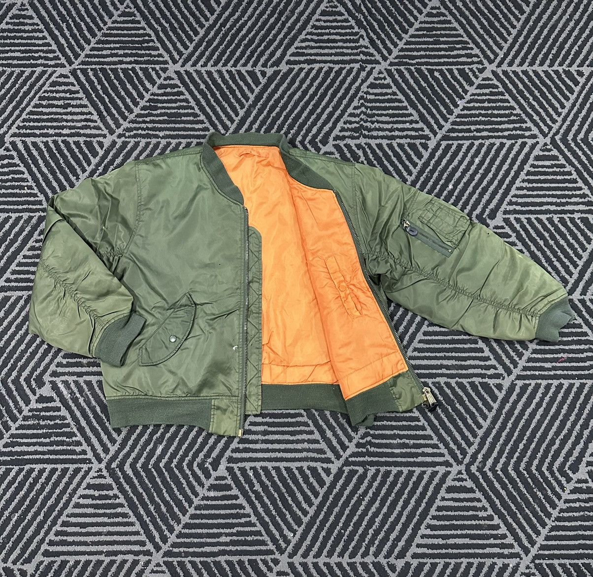 Bomber Jacket × Ma 1 × Vintage Vintage Military Style Type MA-1 Reversible Bombers Jacket | Grailed