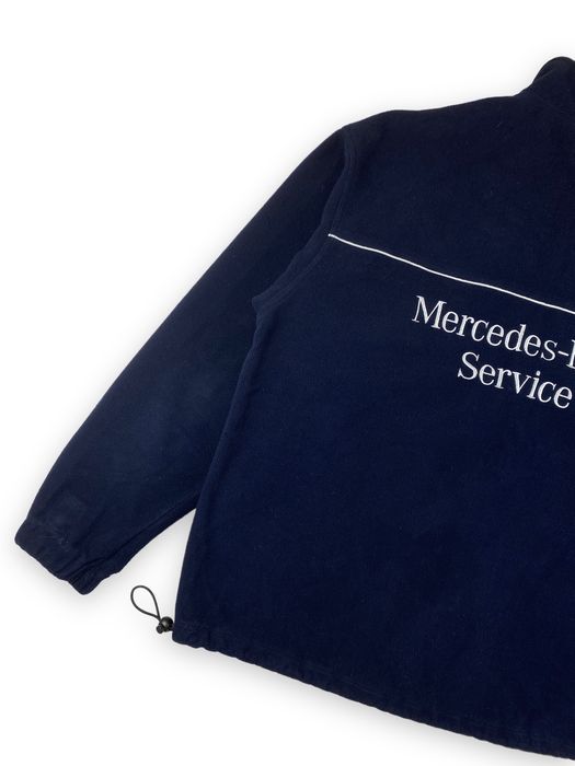 Vintage Vintage Mercedes Benz Service Formula 1 Racing Fleece Jacket ...