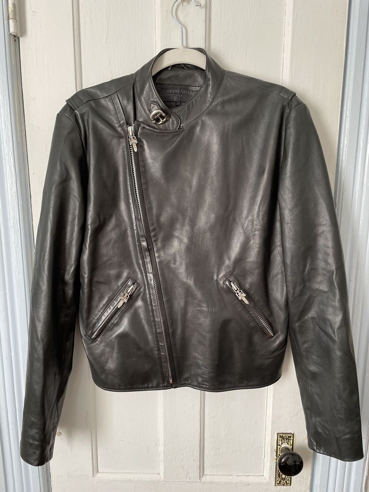Chrome Hearts Chrome Hearts Leather Jacket Vintage | Grailed