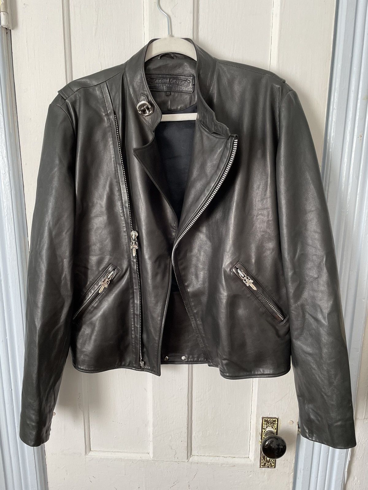 Chrome Hearts Chrome Hearts Leather Jacket Vintage | Grailed