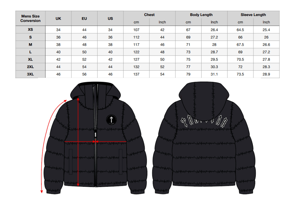 Trapstar London Trapstar Decoded hooded puffer 2.0 Trapstar London Trapstar Decoded hooded puffer 2.0