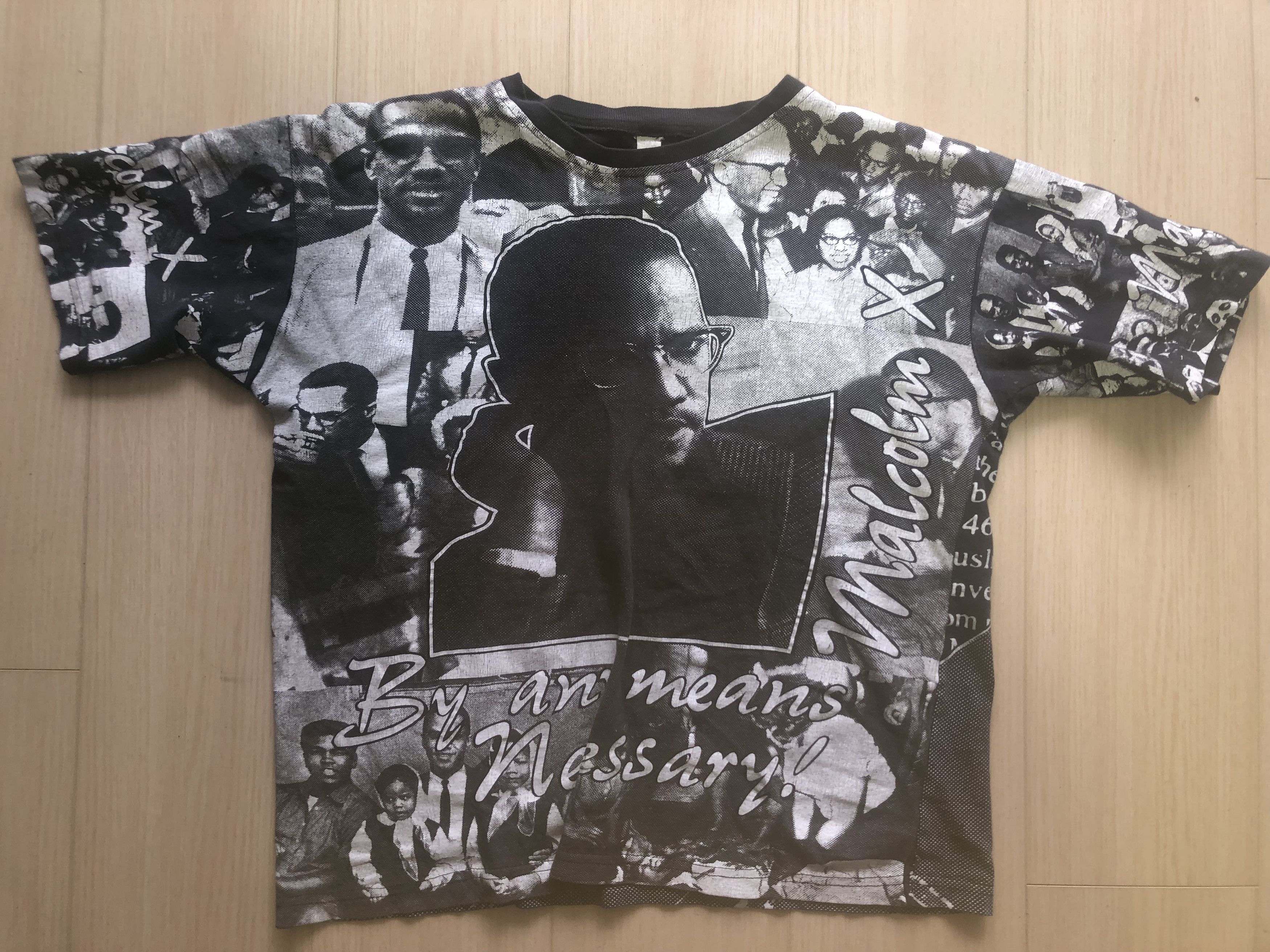 Vintage Vintage 80s Malcolm X Muhammad Ali Collage All Over Print | Grailed