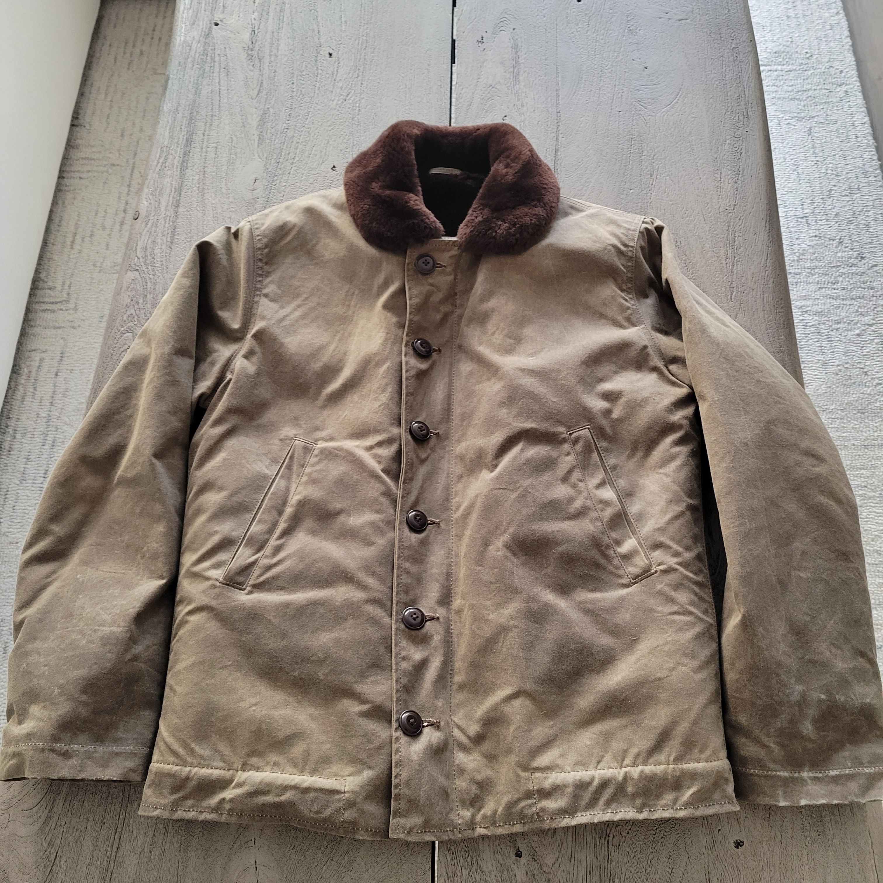 Dehen 1920 Dehen 1920 N1 Deck Jacket - Dark Tan - Small | Grailed