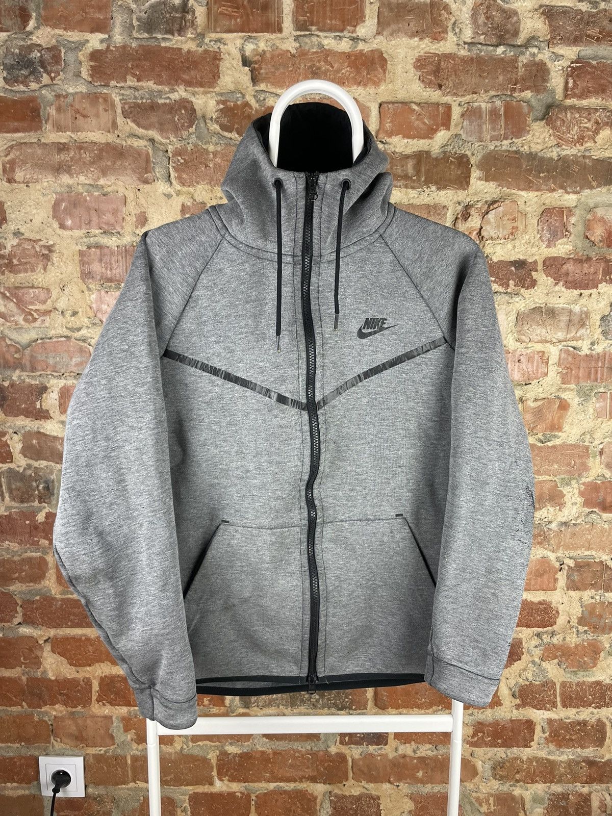 Nike Nike Tech Fleece Zip-Up Hoodie rare grail drill | Grailed