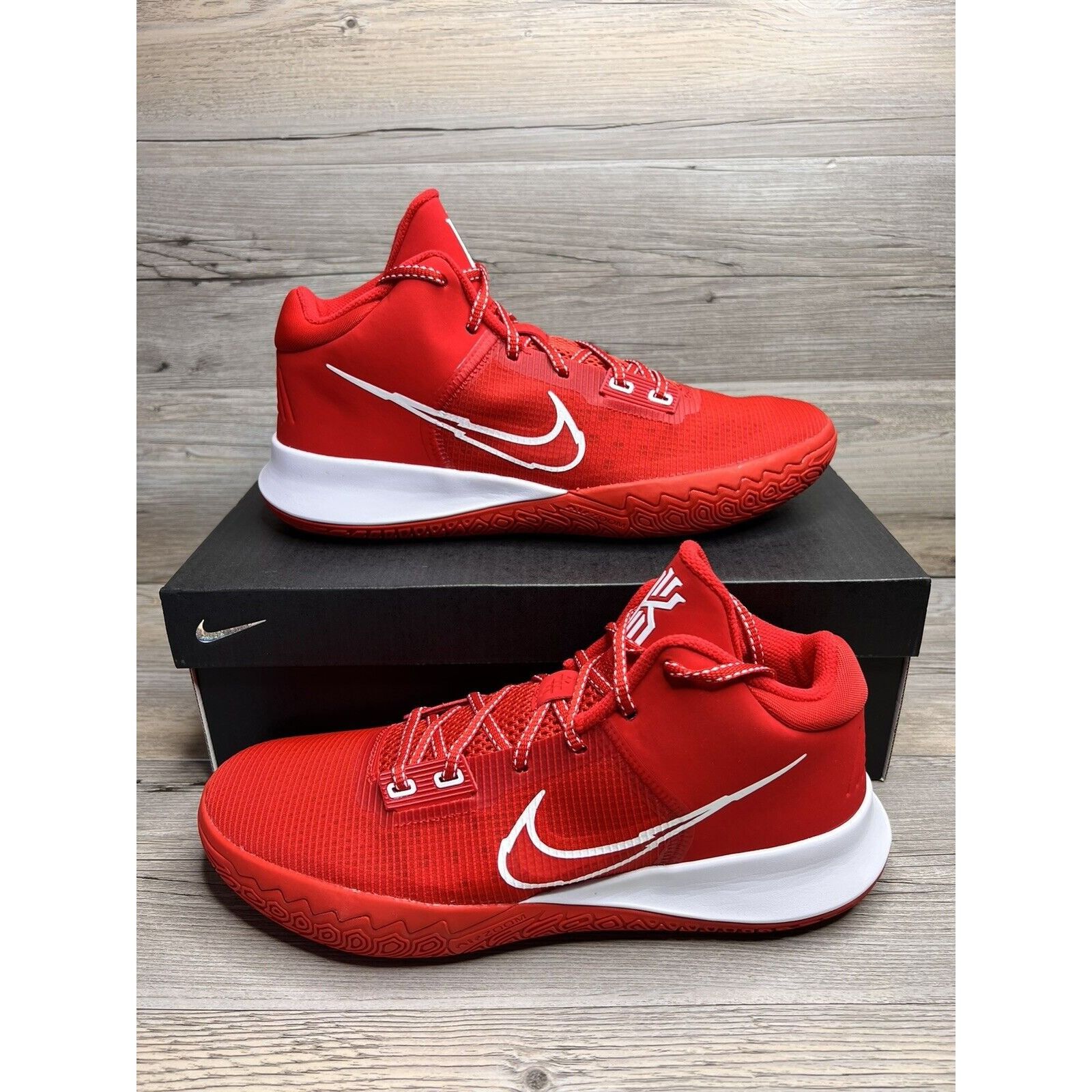 Nike Nike Kyrie Flytrap 4 IV University Red White Mens Size 12 CT | Grailed