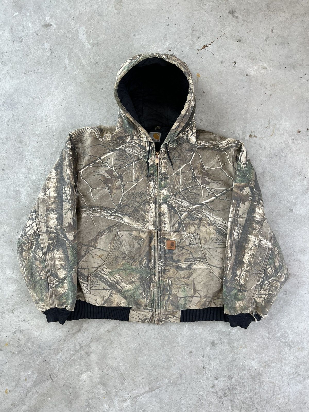 Vintage Vintage 90’s Carhartt Realtree Camo Faded Canvas Work Jacket | Grailed