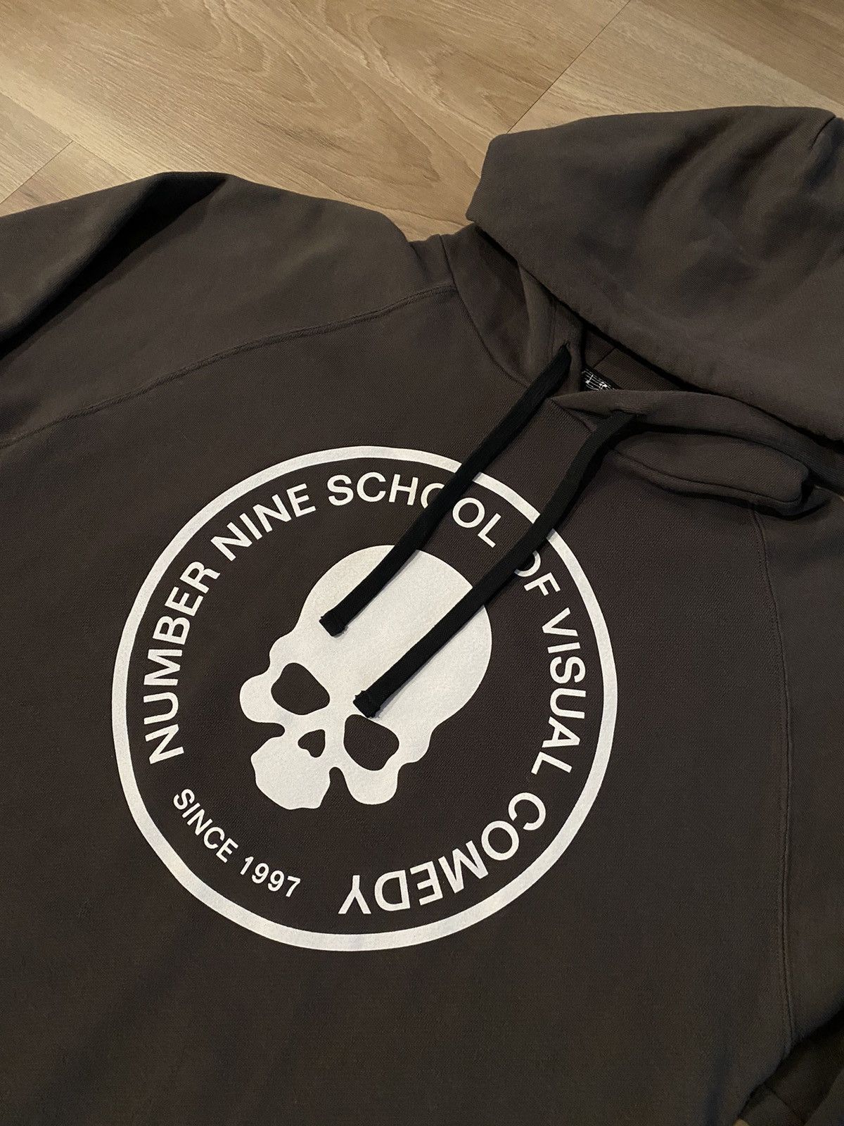 Number (N)ine Number Nine School of Visual Comedy Skull Hoodie | Grailed