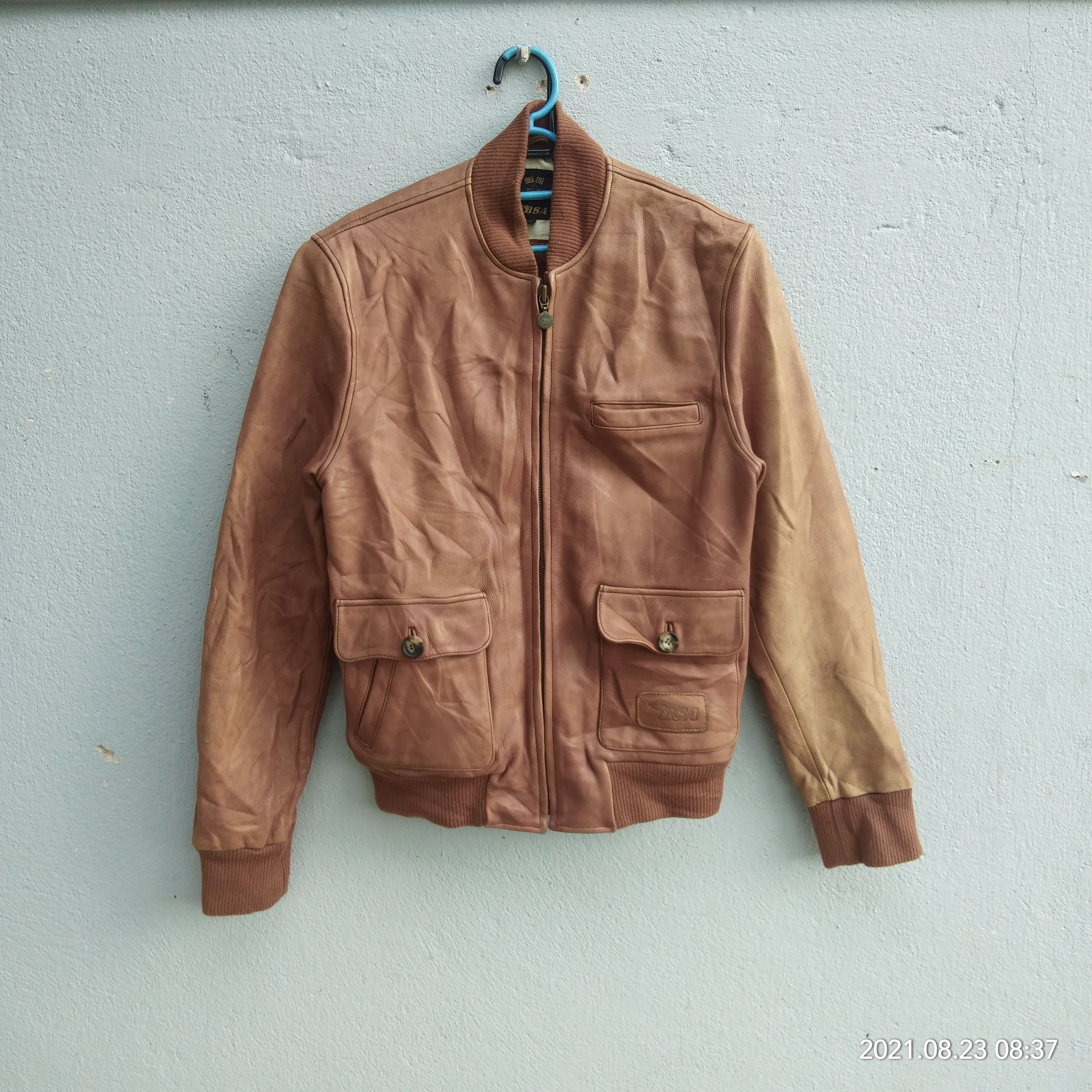 Vintage Limited Vintage BSA Motorcycle Leather Jacket | Grailed