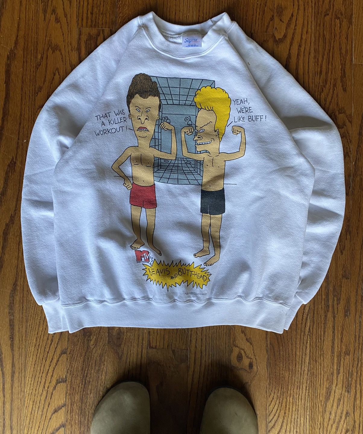 Cartoon Network × Vintage Vintage 90s Rare Beavis and Butthead Sweater ...