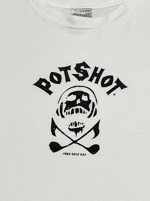 Vintage JAPAN 90S FAMOUS BAND POT SHOT PUNK ROCK SKA TEE | Grailed