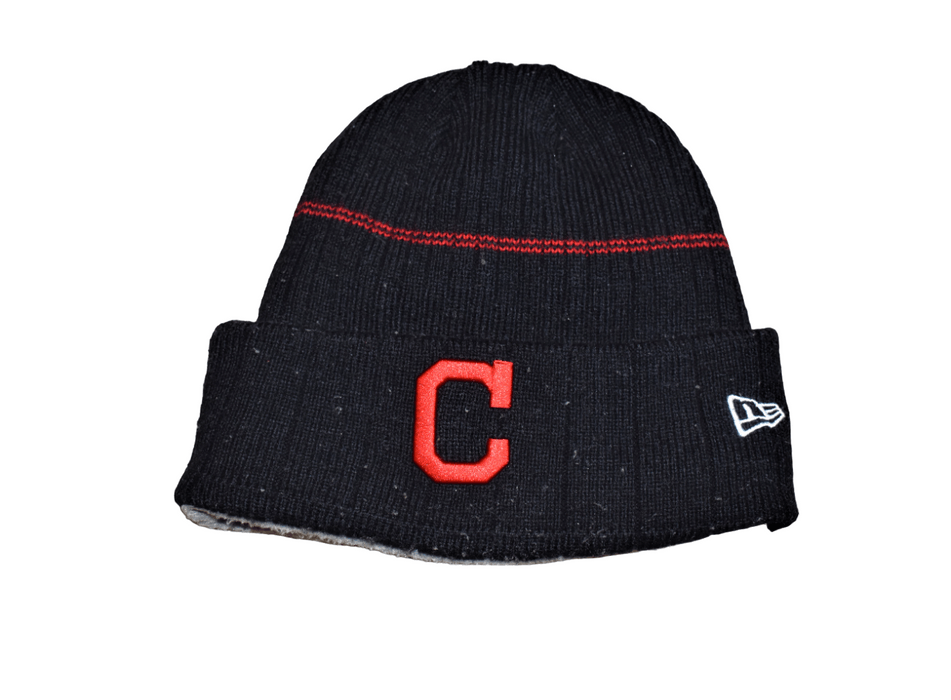 New Era Cleveland Indians Block C New Era Beanie | Grailed