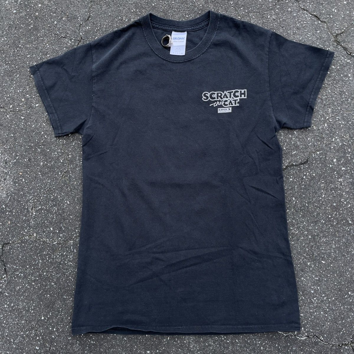 Humor × Streetwear × Vintage Vintage Scratch The Cat Rated X Simpsons ...