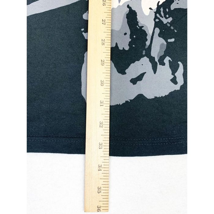 Vintage Vintage 90s Liquid Blue Skull T-Shirt Black XXL Skeleton | Grailed