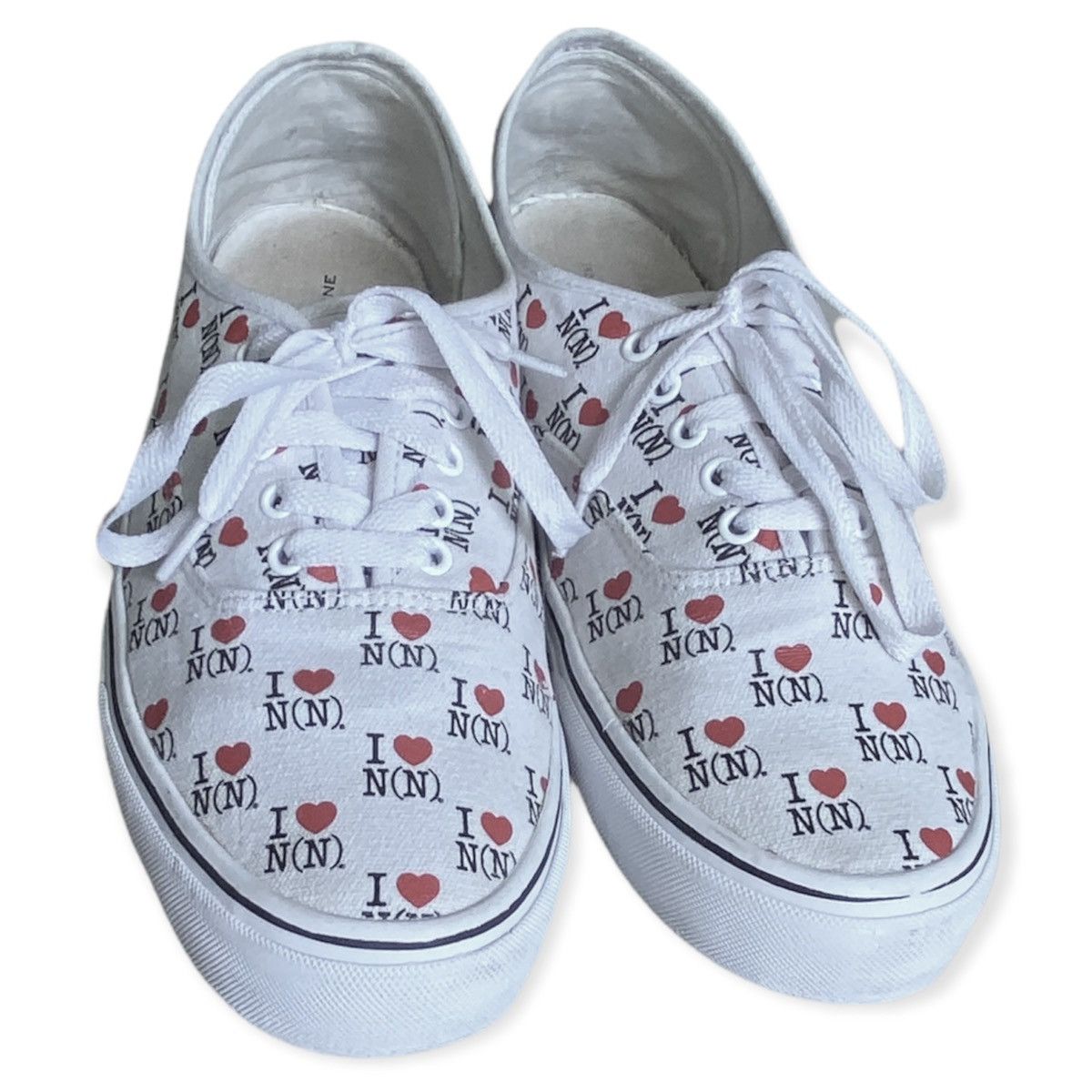 Number (N)ine Number (N)ine Vans "I love Number Nine" Sneakers | Grailed