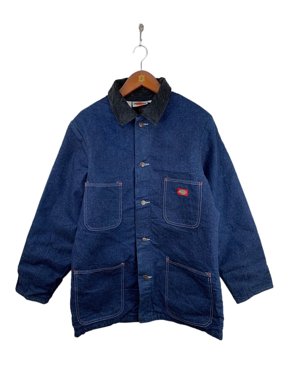 Vintage Vintage Dickies Denim Chore Jacket Usa | Grailed