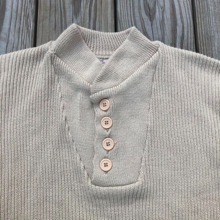 Vintage Vintage Military Brigade Quartermasters 80s Fisherman Henley ...