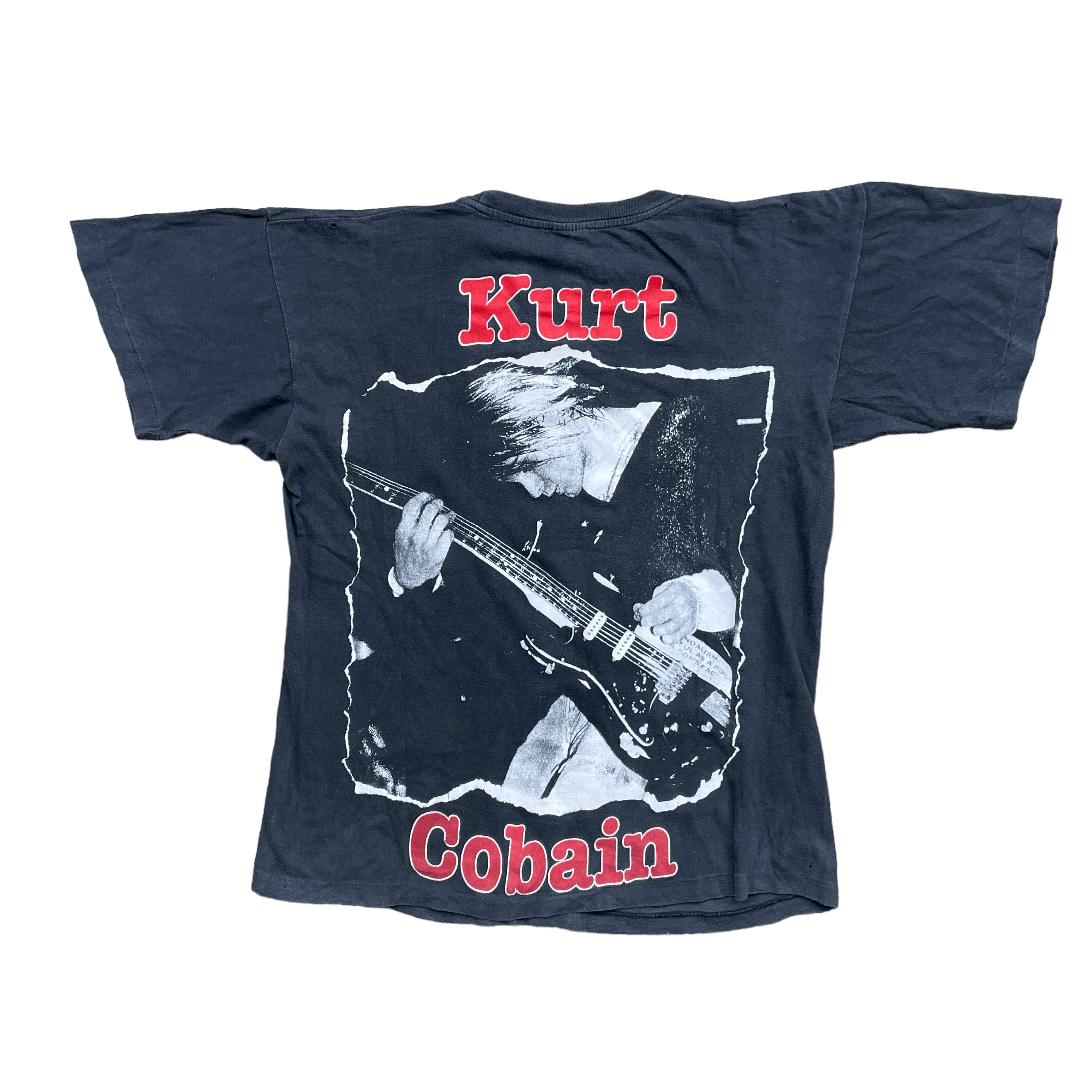 Band Tees × Vintage Vintage rare 90s Nirvana Kurt Cobain T Band Tees × Vintage Vintage rare 90s Nirvana Kurt Cobain T