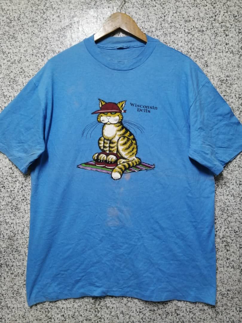 Cartoon Network × Streetwear × Vintage Vintage 1984 Cats Wisconsin ...