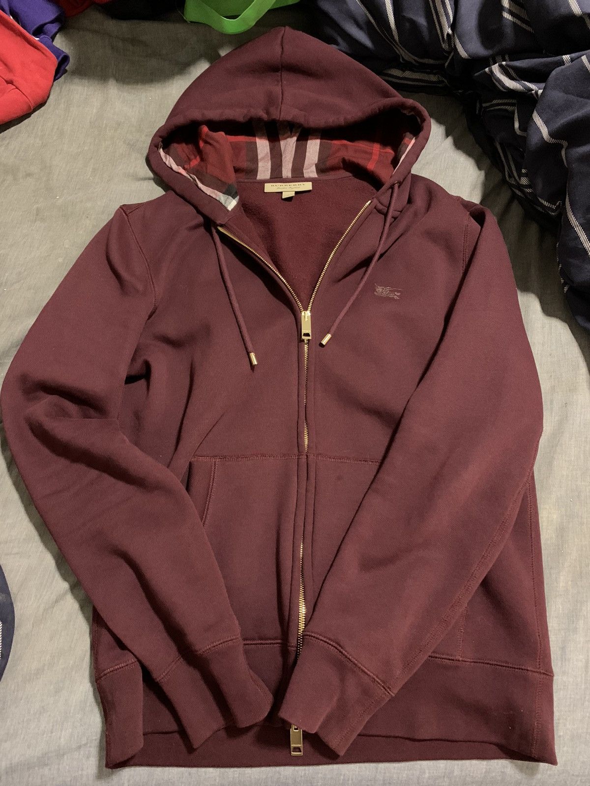 Burberry Burberry zip up hoodie | Grailed
