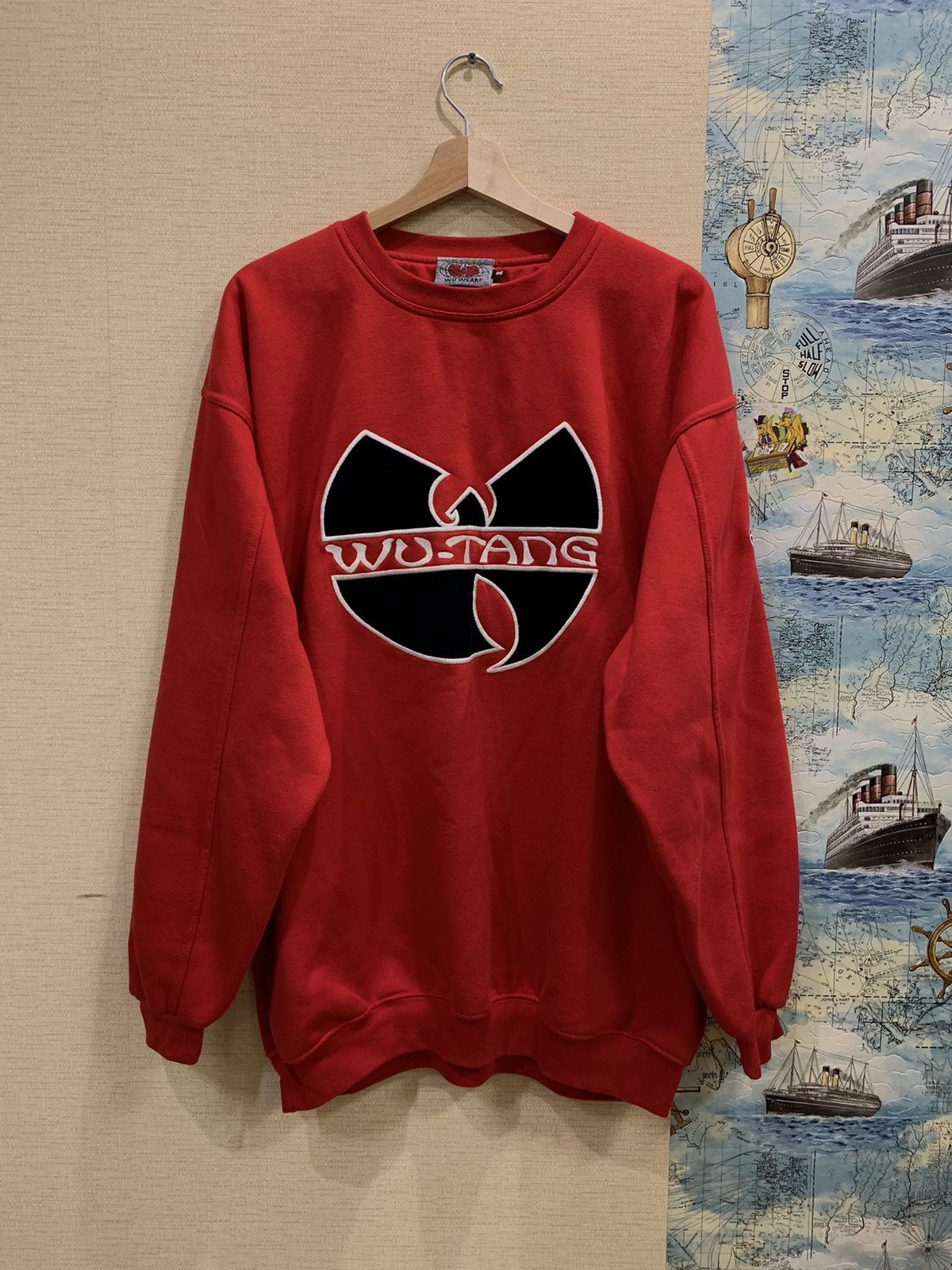 Wu Tang Clan Wu-Tang RARE Crewneck 90s | Grailed