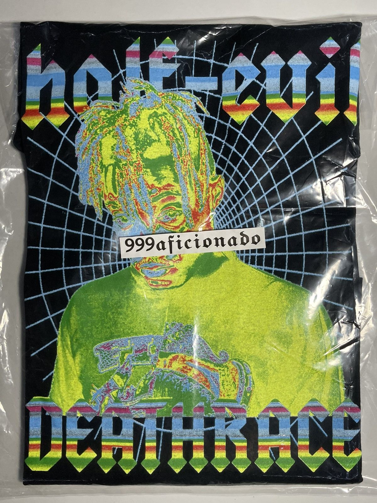999 Club × Half Evil Juice WRLD x Half Evil Deathrace Tee | Grailed