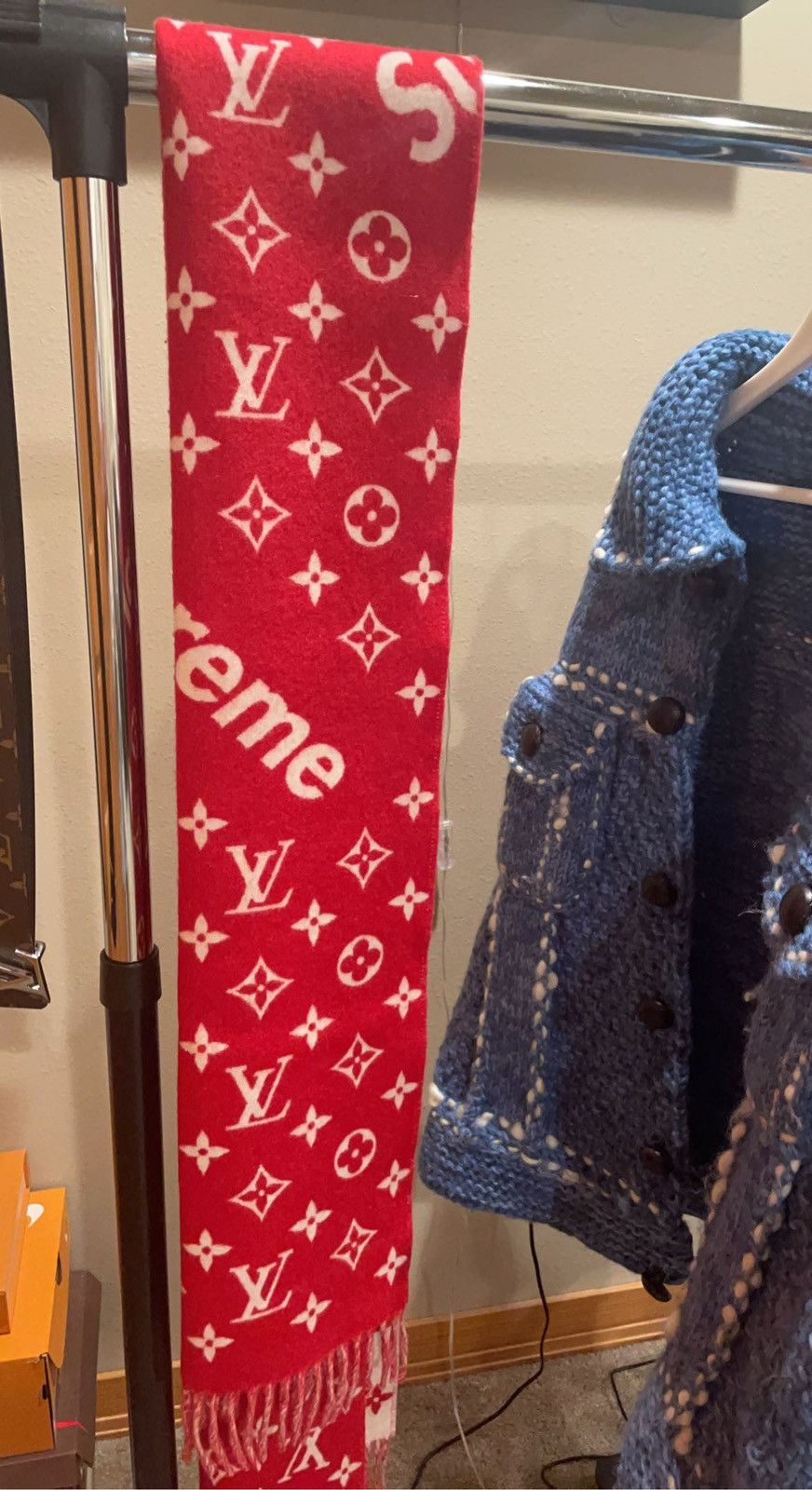 Louis Vuitton × Supreme Supreme x Louis Vuitton Scarf | Grailed