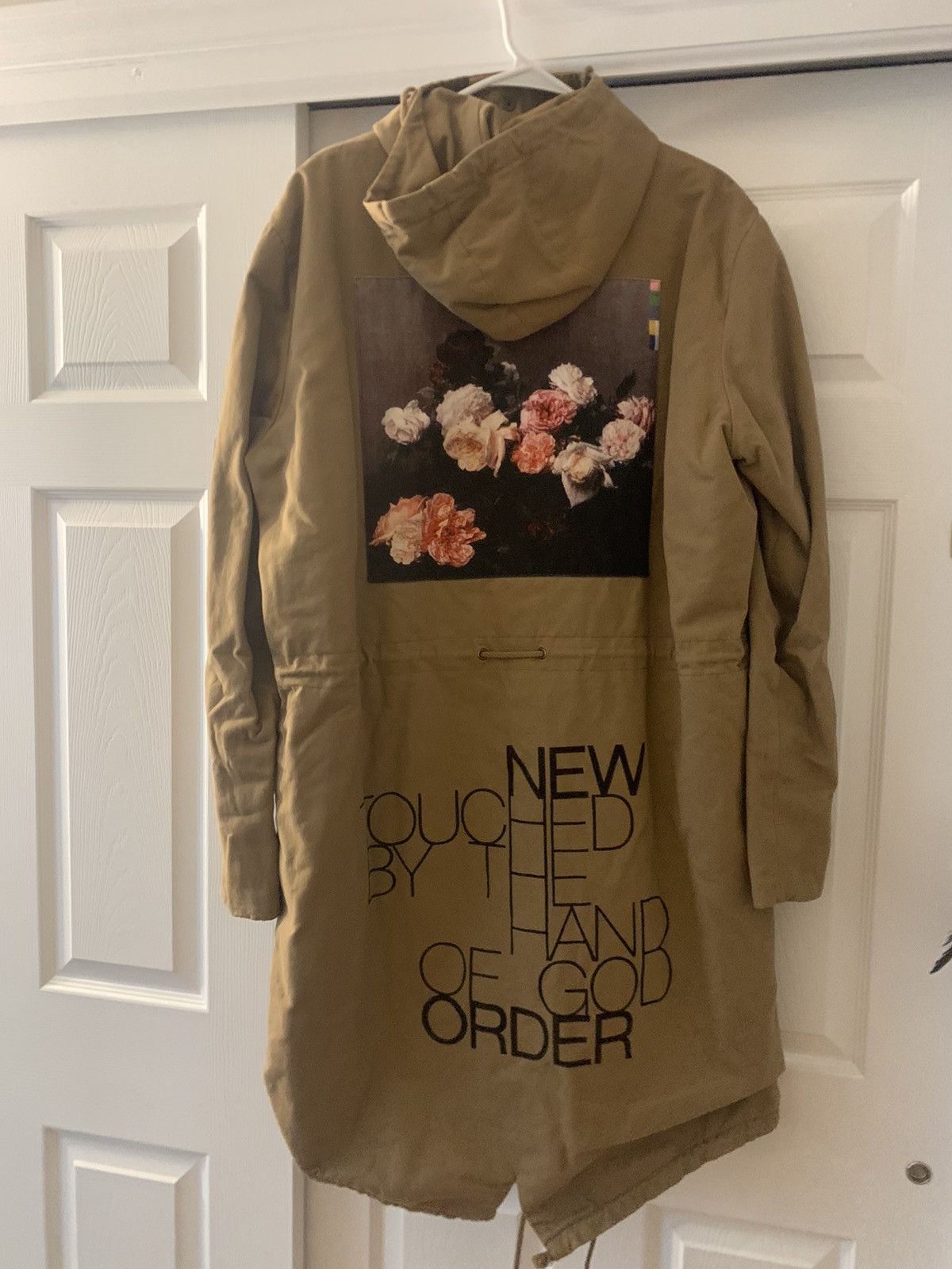 Raf Simons Raf Simons Power, Corruption And Lies Handpainted Parka ...