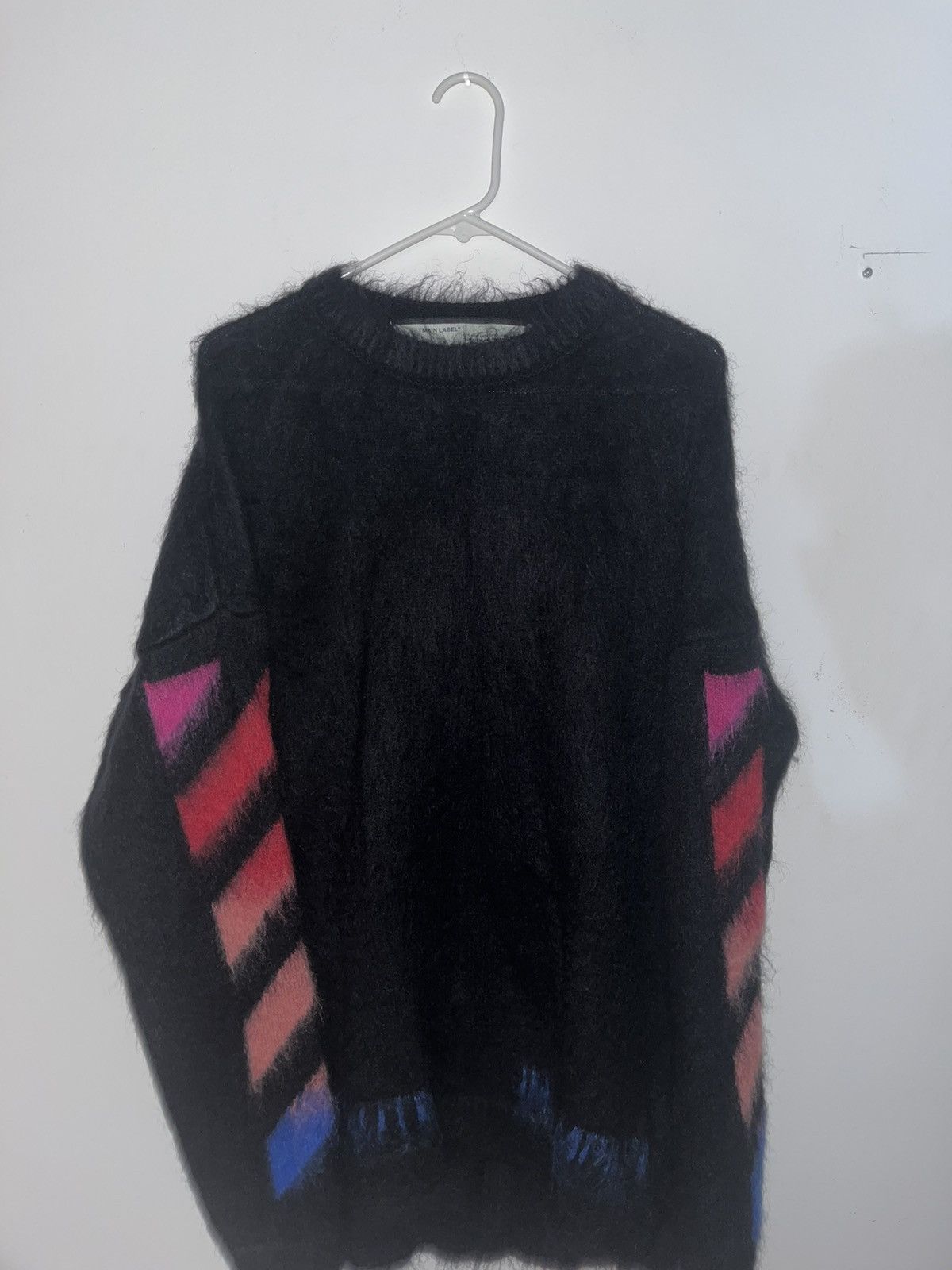 Off-White Off White Mohair Gradient Sweater | Grailed
