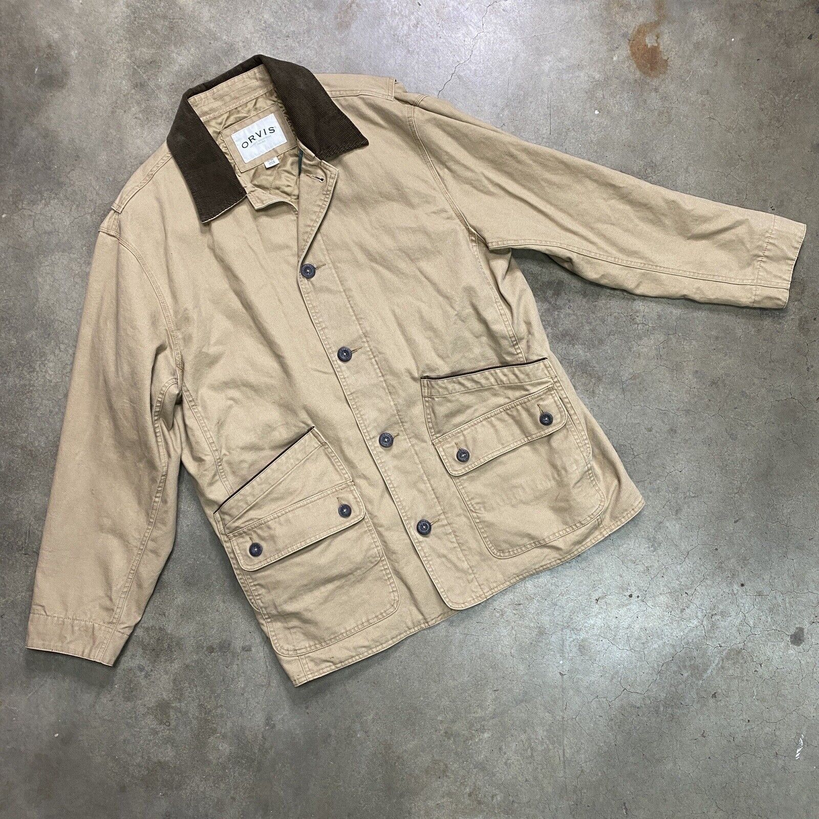 Orvis ORVIS Mens Heritage Barn Canvas Field Coat Chore Jacket | Grailed