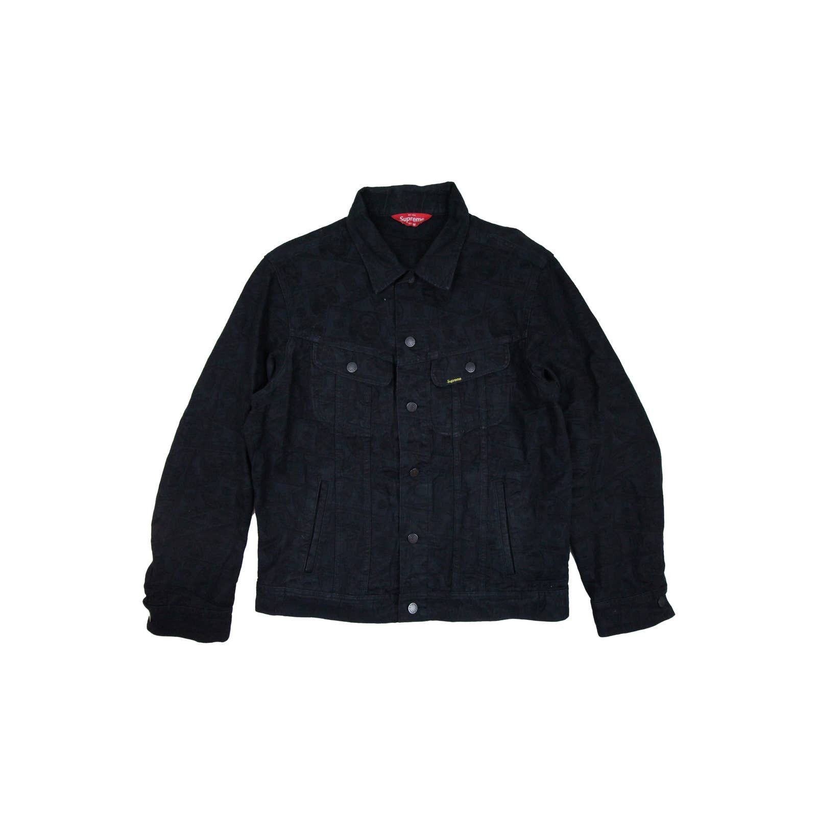 Supreme Supreme 100 Dollar Bill Trucker Jacket Denim | Grailed