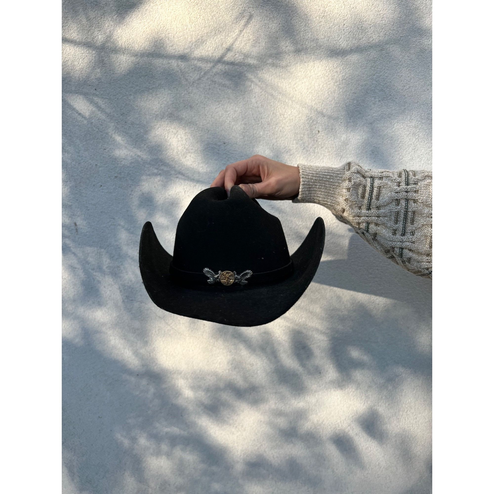 Cowboy Equipment Moksman Black Classic Western Cowboy Hat Felt Hat ...