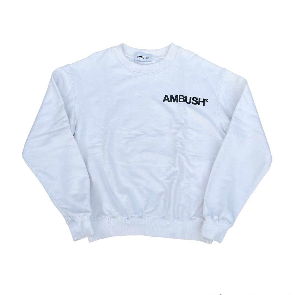 Ambush Design Ambush White Logo Sweatshirt | Grailed