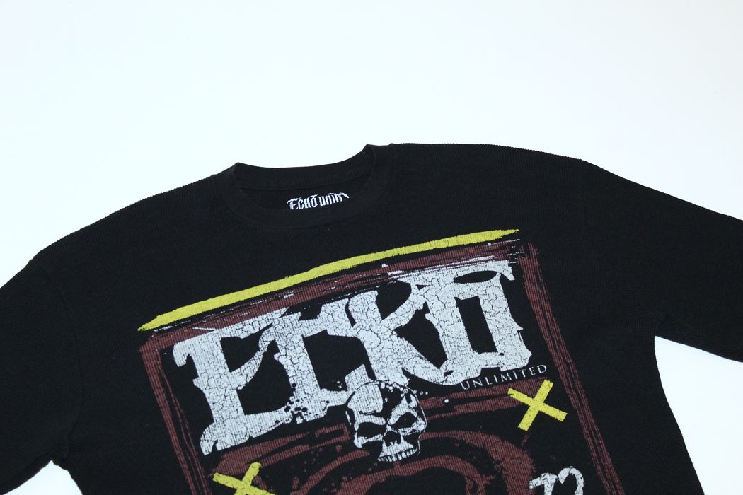 Mark Ecko MMA x Ecko Unltd Graffiti Print Waffle Cotton Jumper | Grailed