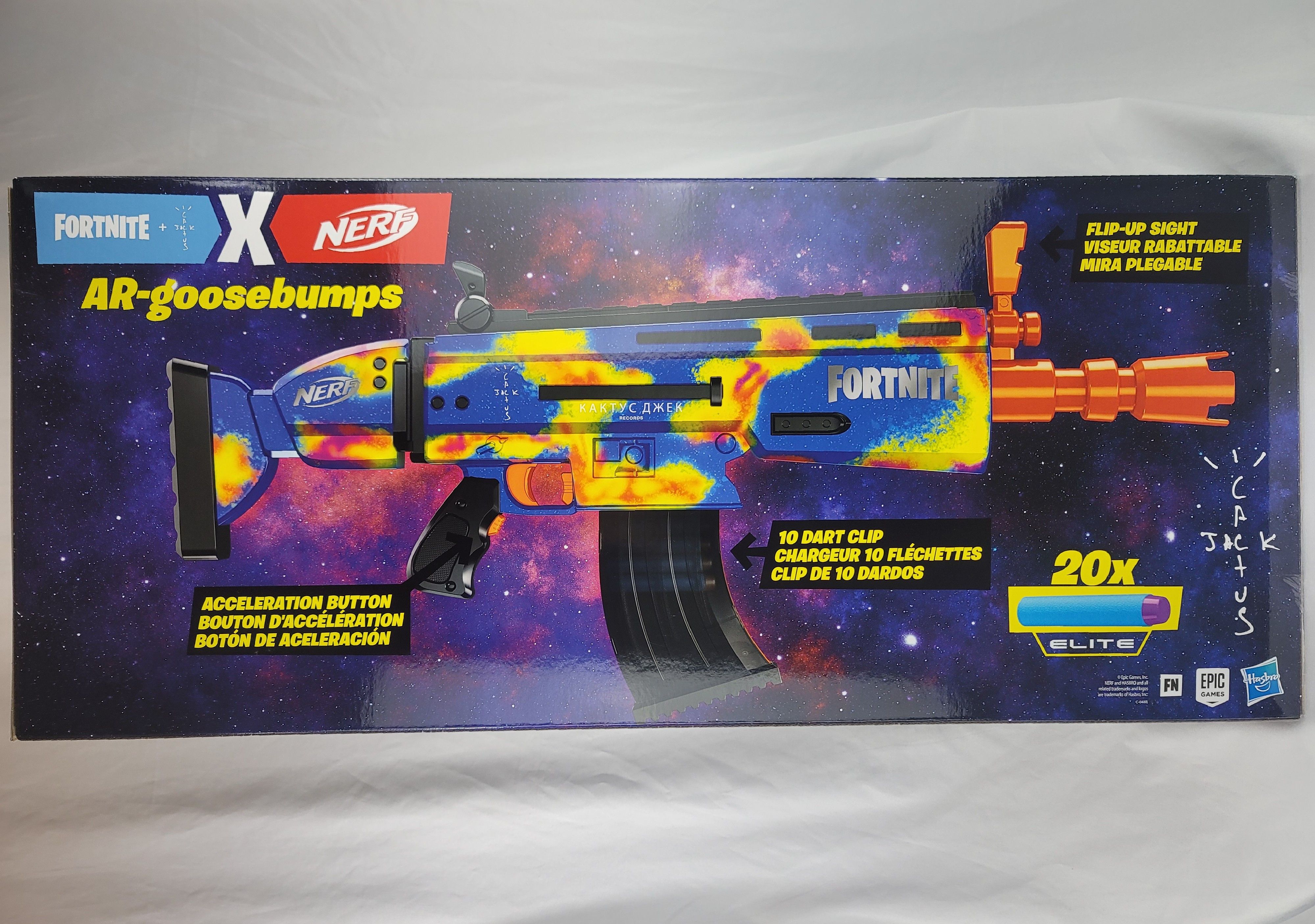 Travis Scott Travis Scott x Fortnite x Cactus Jack Nerf Gun Blaster ...